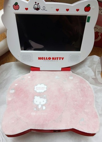 Sanrio Official Hello Kitty Face-Shaped DVD Player Limited Edition w ...