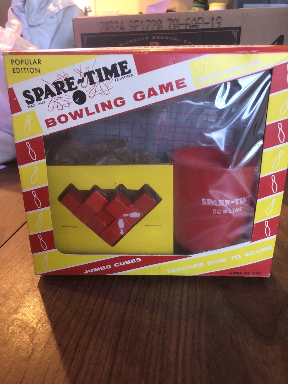Spare-Time Bowling Game Dice, Scorecard, Stylus, Instructions, Parts ...