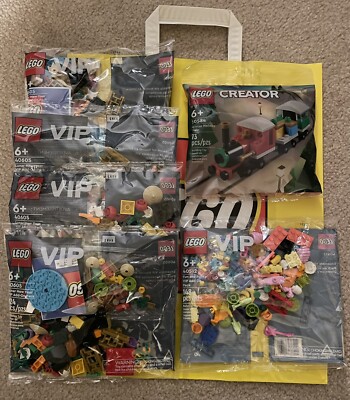 LEGO 40512 30584 40605 (4) VIP Add On Packs New Fun Funky Lunar New ...