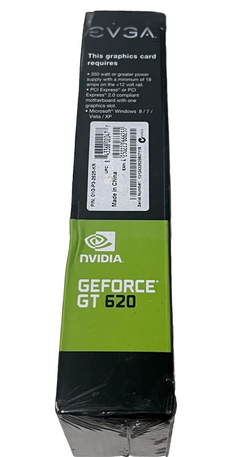 EVGA Nvidia GeForce GT 620 (01G-P3-2621-KR) 1GB DDR3 SDRAM PCI Express ...