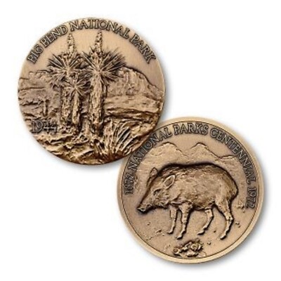 BIG BEND NATIONAL PARK BRONZE CHALLENGE COIN | eBay