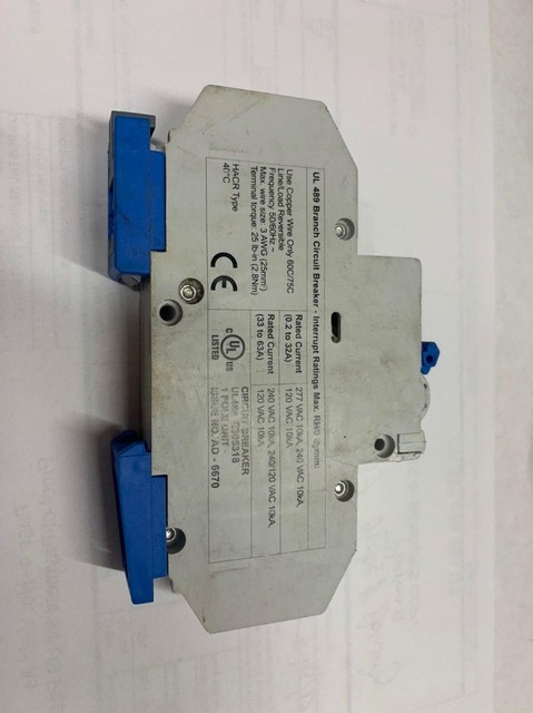 ALTECH Corp. UL489 Molded Case Circuit Breaker 1 Pole for sale online ...