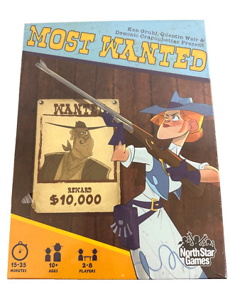 MOST WANTED Board Game North Star Games | eBay