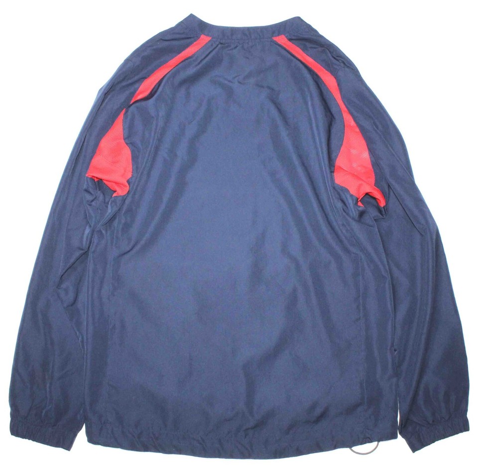 Nike USA Softball Embroidered 2 Snap L/S Windbreaker Jacket Mens Size ...