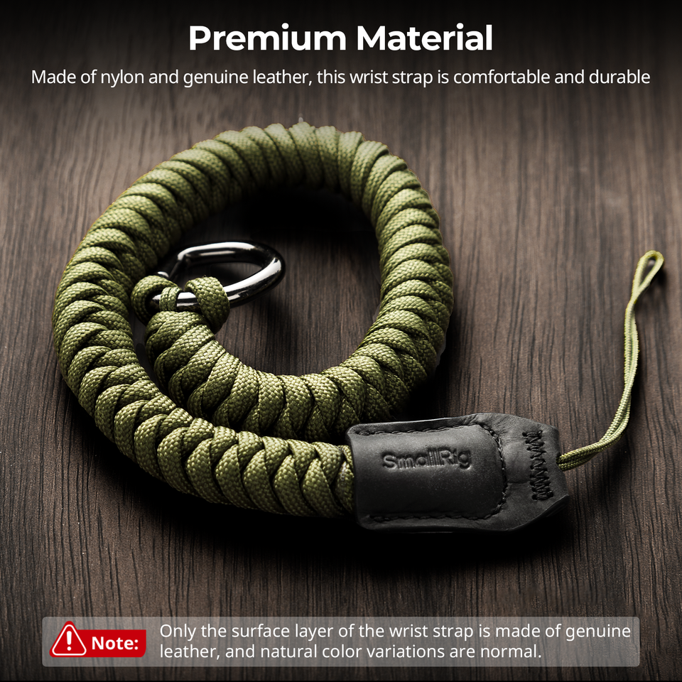 SmallRig Camera Wrist Strap, Universal Braided Camera Hand Strap Safety ...
