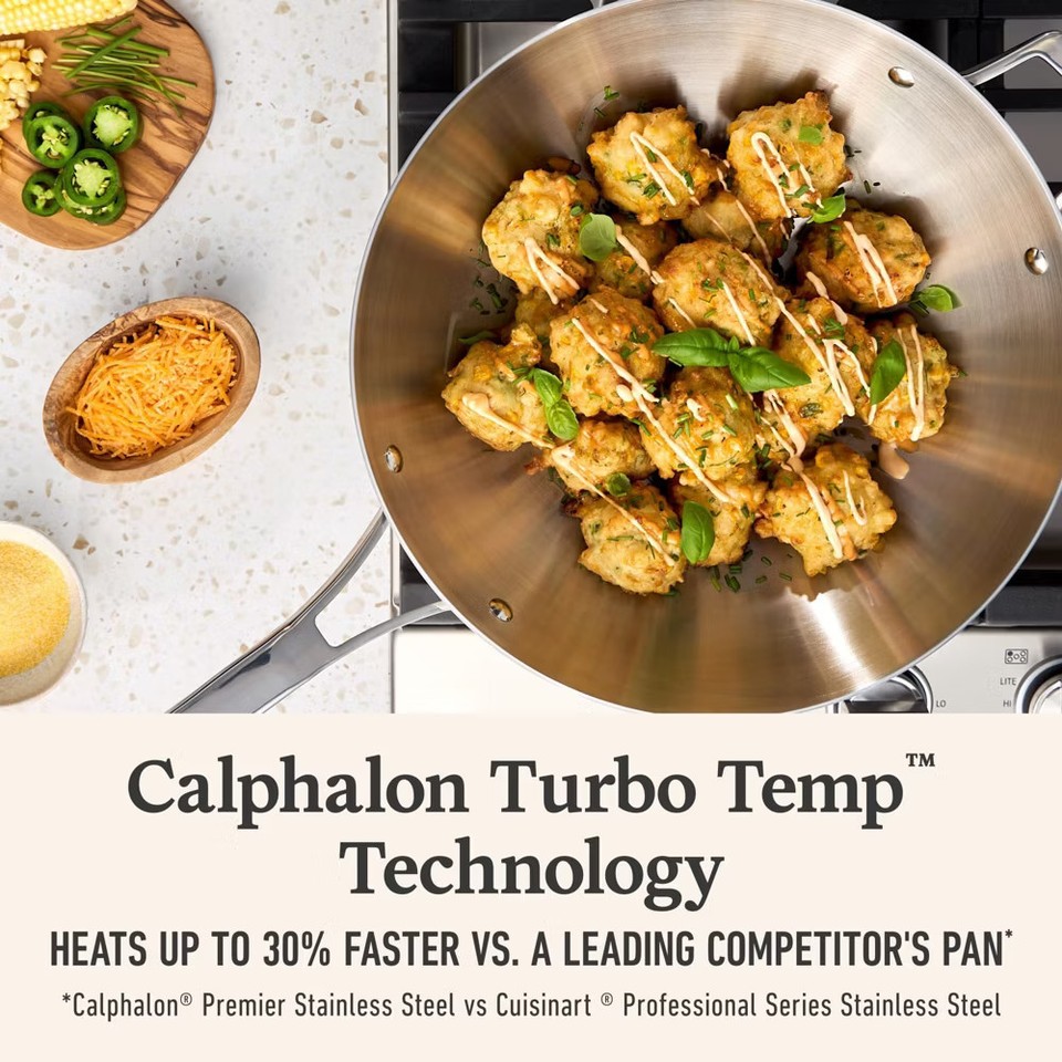 Calphalon 13" Premier Stainless Steel Wok | eBay