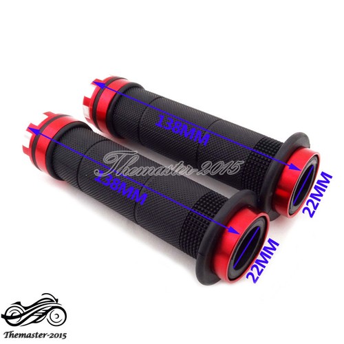 22mm 7/8" Red Handle Hand Grips For 110 125 150 200cc ATV Quad 4 ...