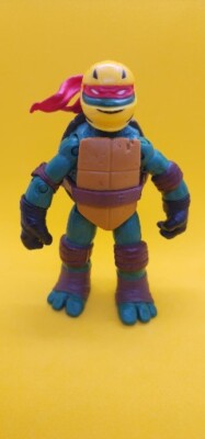 TMNT Nickelodeon Ninja Stealth Bike Raphael 5" Figure Raph Yellow ...