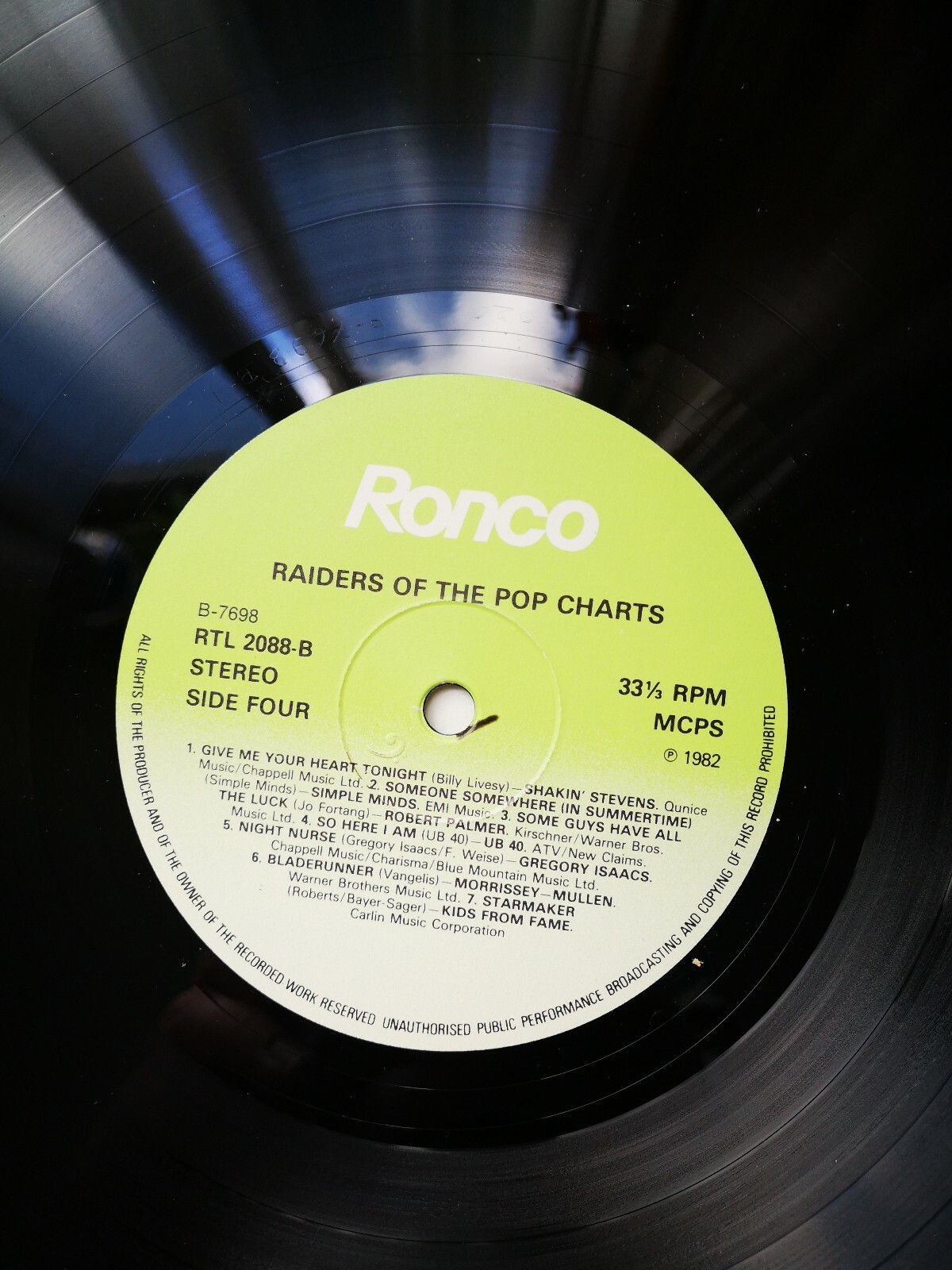 Raiders Of The Pop Charts Part 2 12 Inch Vinyl Record 80s Pop