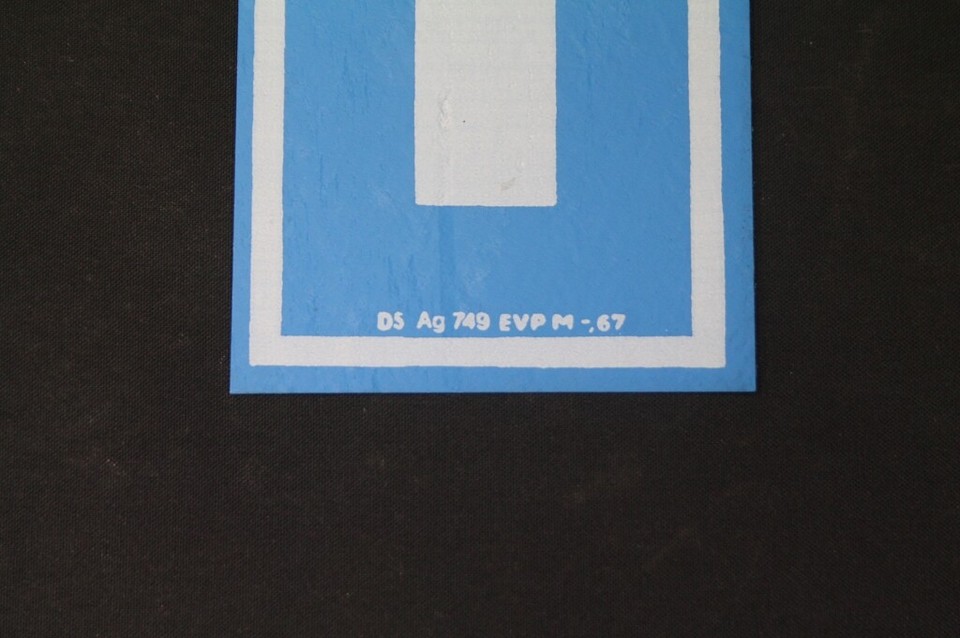 Notice Sign Shield Warning Sign Direction Arrow Blue White | eBay Australia
