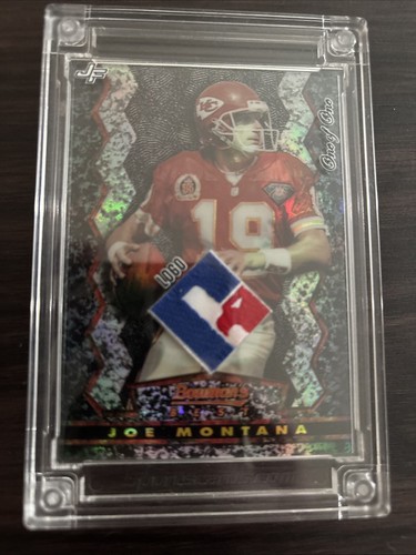2022 Joe Montana 1/1 Jersey Mismatch Kc Chiefs Card Patch Is 49ers Game ...