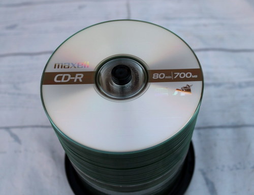 100 Pc. MAXELL CD-R DISCS Spindles NEW 80 Minutes 700 MB Blank Audio ...