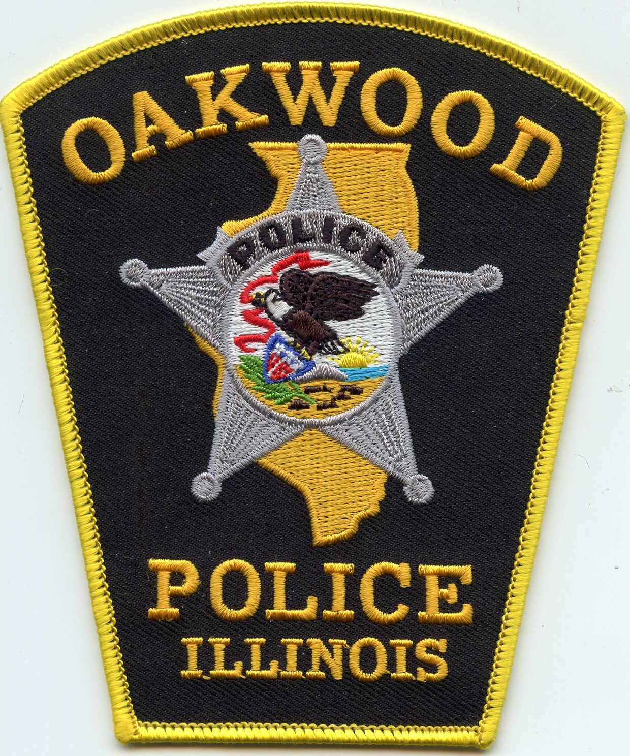 OAKWOOD ILLINOIS IL POLICE PATCH | eBay