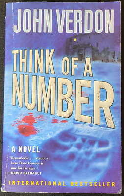 THINK OF A NUMBER by John Verdon (Paperback 2010) Dave Gurney book 1 ...