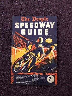 Speedway book The People Speedway Guide 1947 | eBay UK