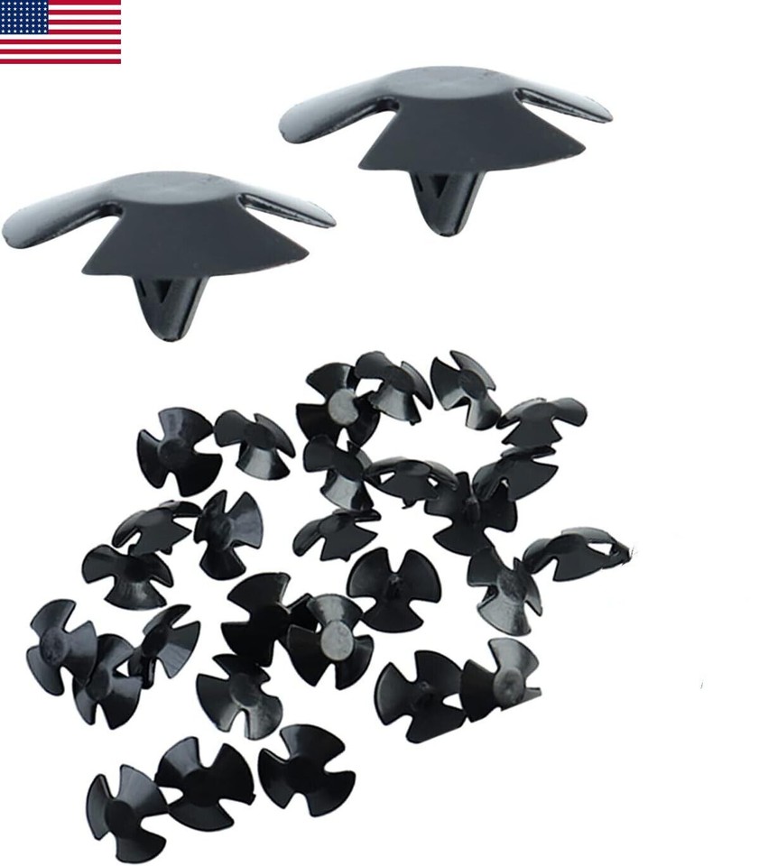 50Pcs Car Hood Insulation Retainer Clips Auto Push Pins 4878883Aa for ...