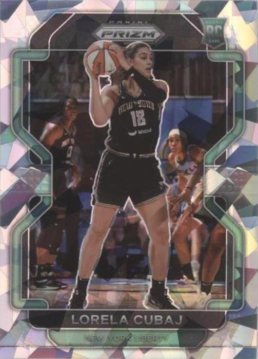 2022 Panini Prizm WNBA - Lorela Cubaj #193 Ice Prizm (RC) for sale ...