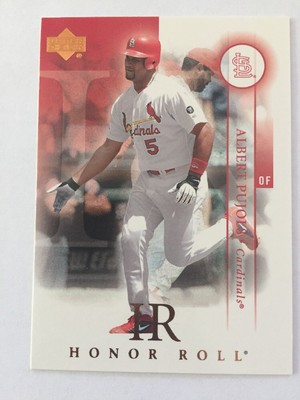 2003 Upper Deck Honor Roll ALBERT PUJOLS # 37 Cardinals 600 Home Run ...