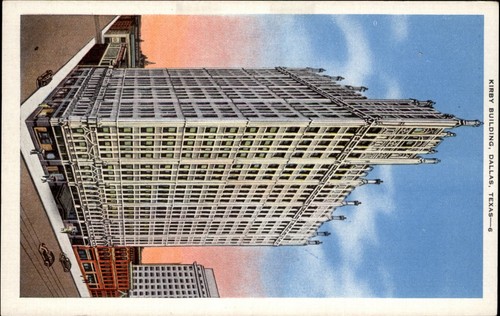 Kirby Building Dallas Texas vintage postcard h446 | eBay