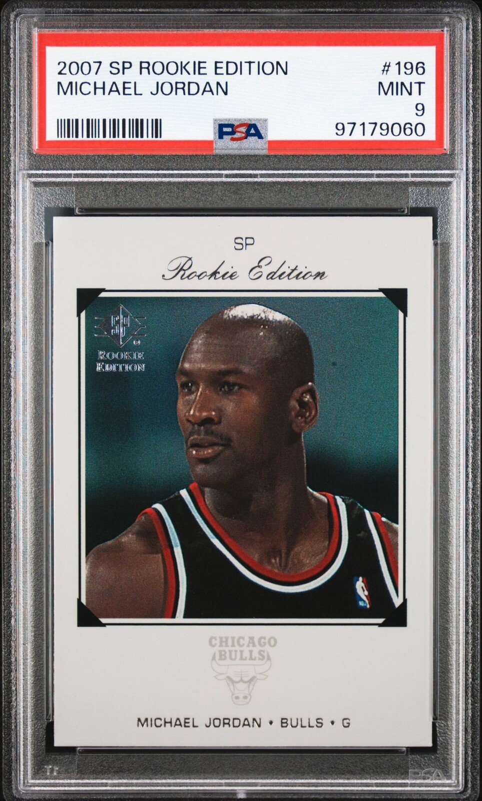2007 SP Rookie Edition Michael Jordan PSA 9 Mint #196 POP 14! Rare NBA ...