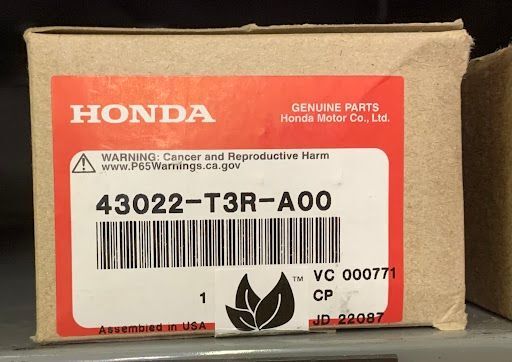 Genuine Acura Brake Pads Rear 43022-T3R-A00 for sale online | eBay