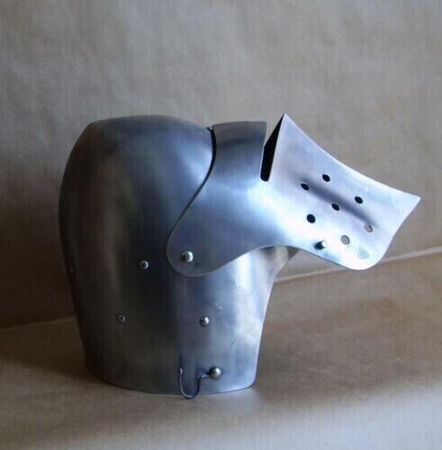 Medieval Combat Helmet Knight Great Bascinet Kettle Armor Halloween ...