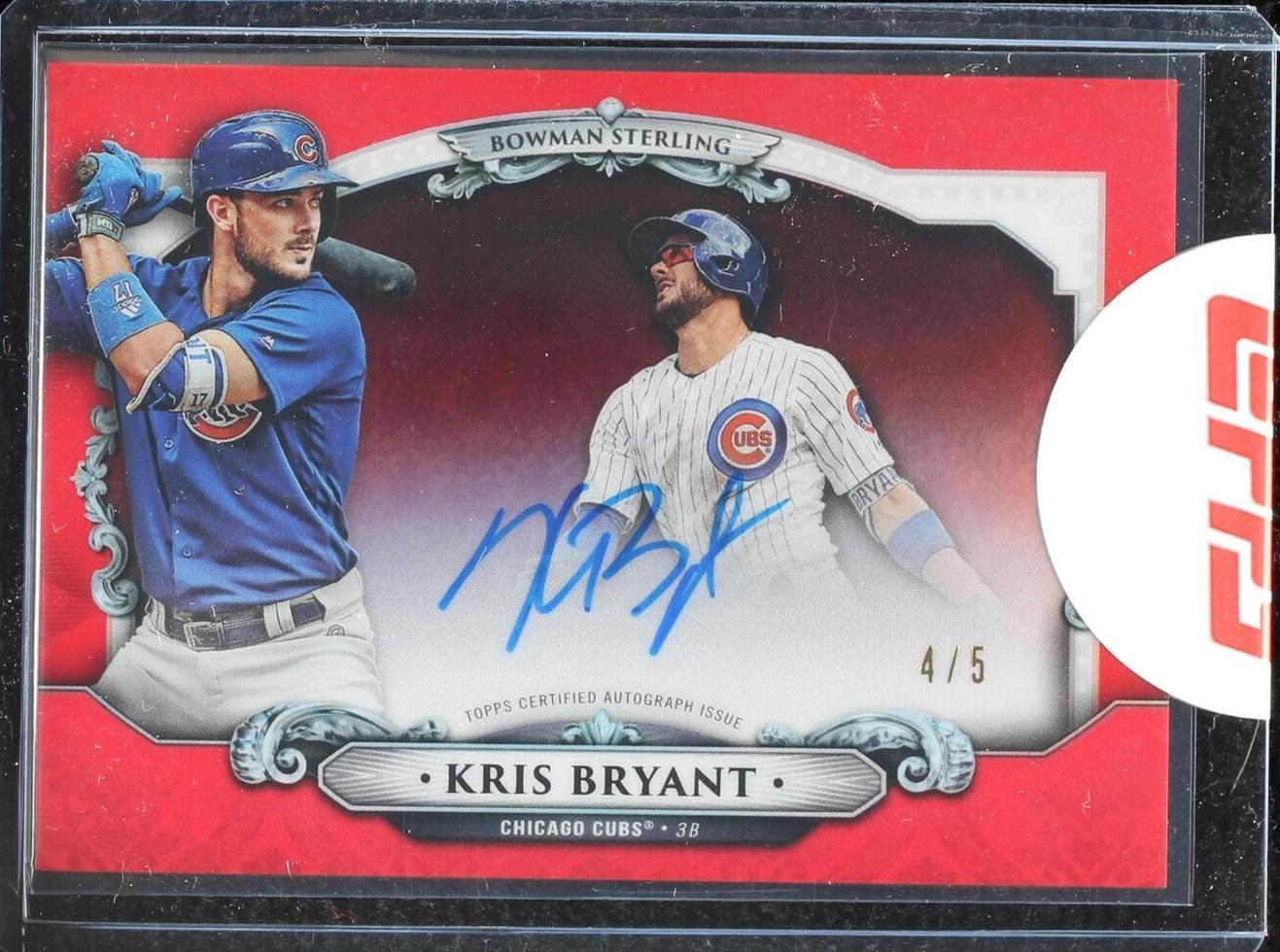 2018 Bowman - Bowman Sterling Continuity Autographs Kris Bryant #BSA-KB ...