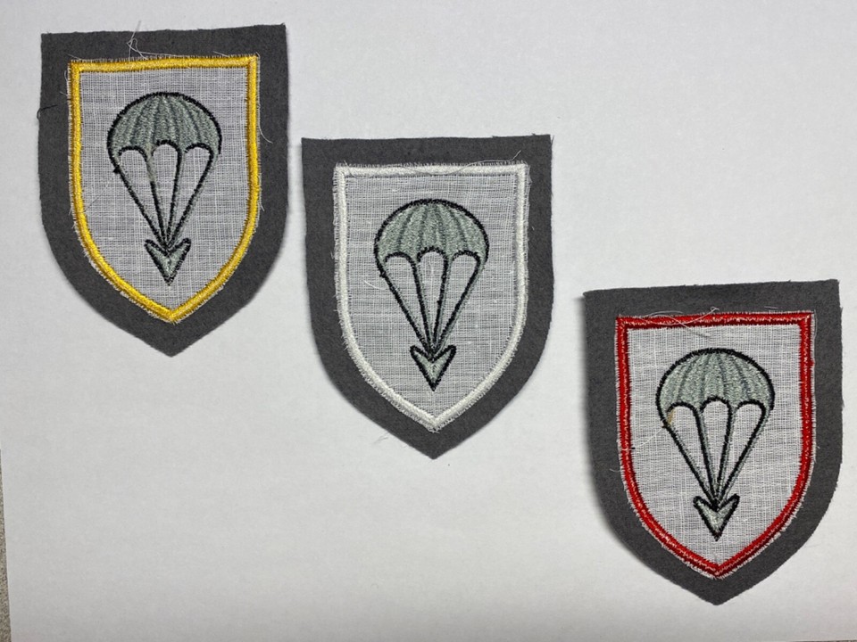 GERMANY, BUNDESWEHR, ARMY, AIRBORNE, PARATROOPERS SHOULDER PATCHES ...