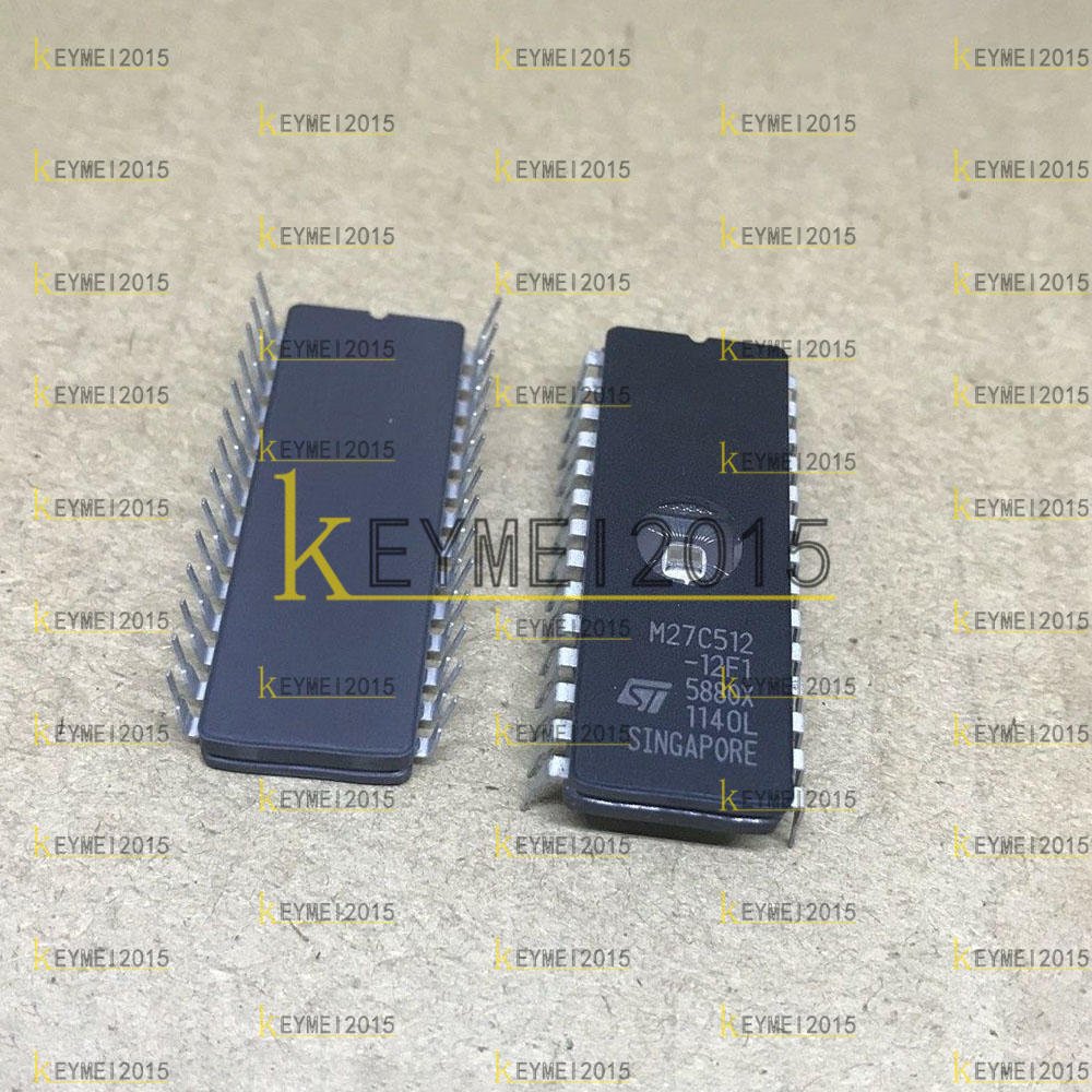 Electronics Repair EPROM 10pcs M27C512-12F1 EPROM Chips – ST ...