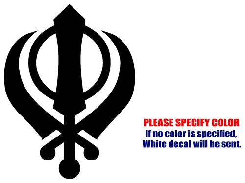 SIKH Sikhism Symbol JDM Funny Vinyl Decal Sticker Car Window Bumper ...