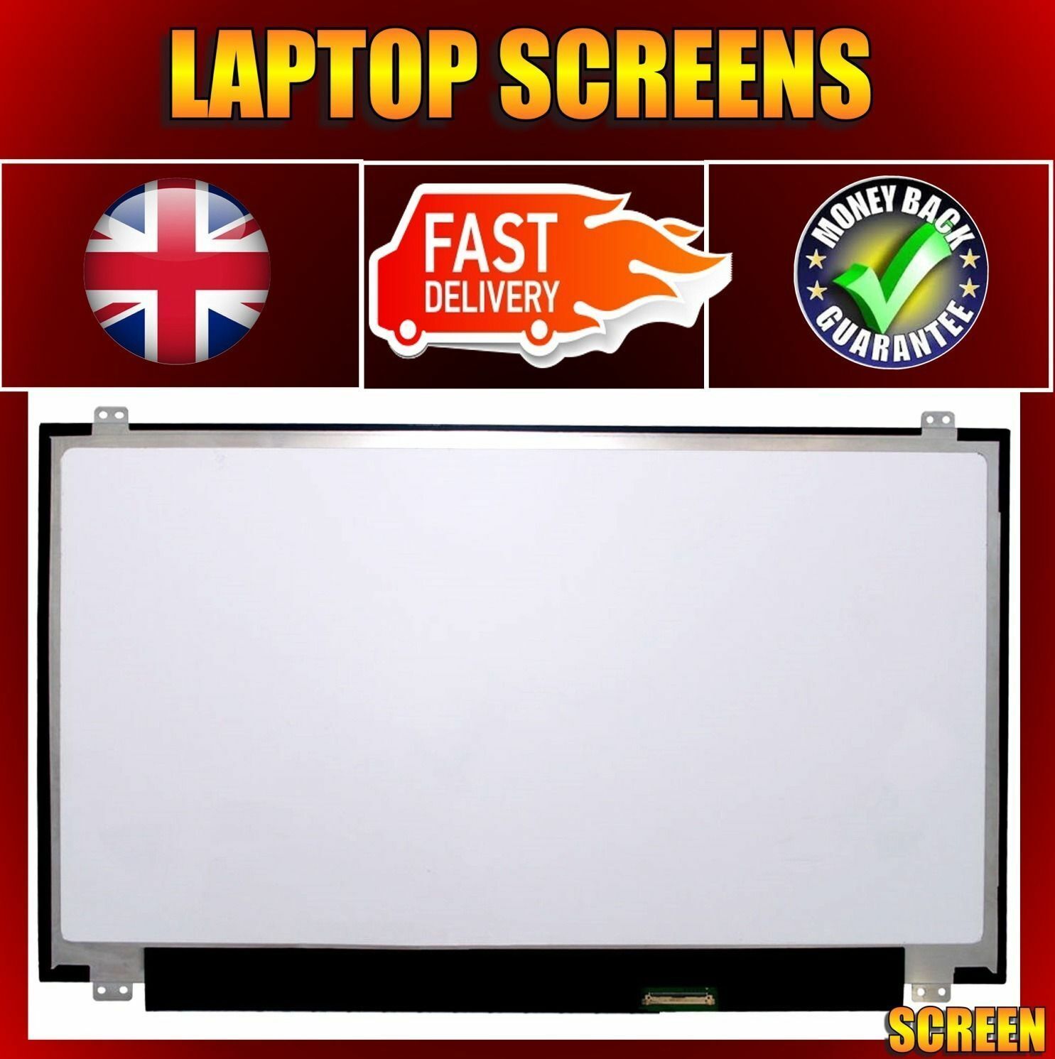 REPLACEMENT ASUS N552V SERIES 15.6" 4K LED UHD LAPTOP SCREEN 40 PINS ...