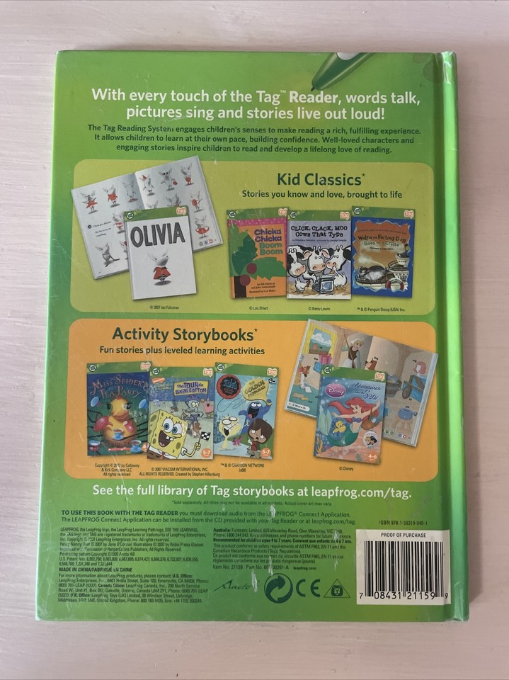 LeapFrog Tag Pen book — FANCY NANCY AT THE MUSEUM | eBay