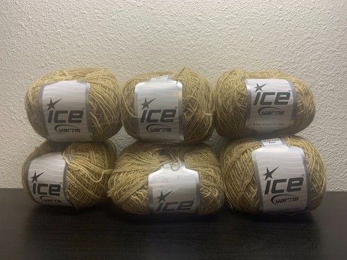 Ice Yarns Wool Cord Fine Yarn, Wool Acrylic, Natural Light Brown (Lot ...