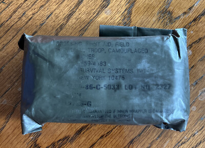 Genuine US Army Military Field Dressing First Aid Camouflaged | eBay