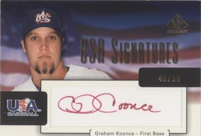 2004 SP Authentic - USA Signatures Graham Koonce #USA-11 Red Ink /50 ...
