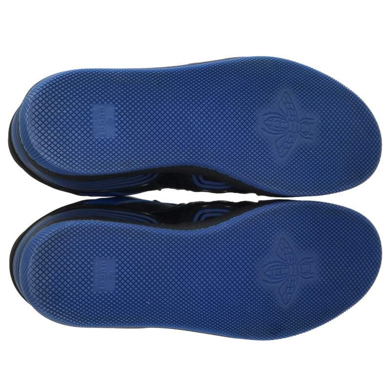 GUCCI Size 8 724004 Low cut Sneakers (Black Blue) 700152 BS99 Men s ...