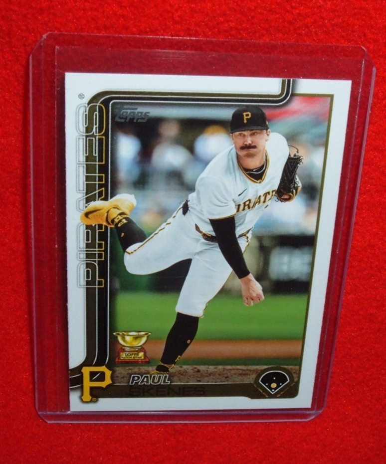 Lot Paul Skenes Rookie Baseball Card Topps 98 + Bobblehead Pittsburgh ...
