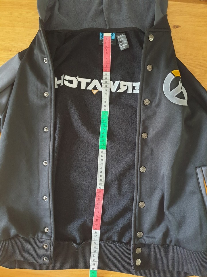 Rare Overwatch Bomber Jacket Hooded Official Blizzard Merch Size M ...