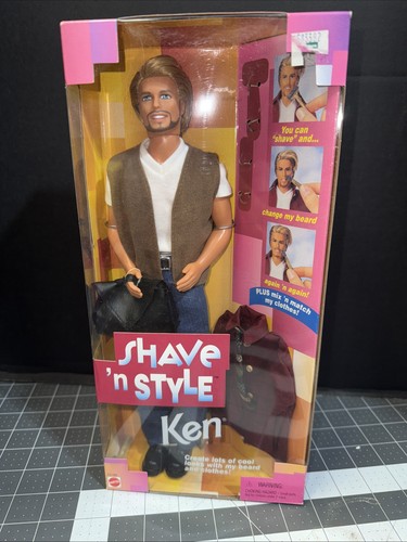 Ken Shave 'N Style 1999 Never Removed From Box Mattel Very Very Hard To ...