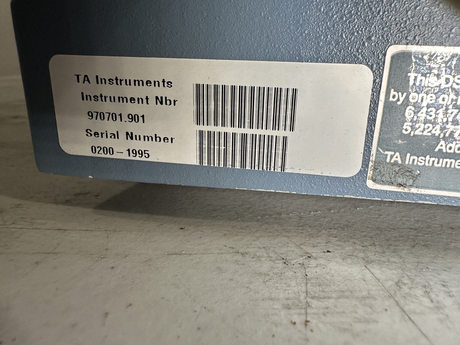TA INSTRUMENTS DSC Q200 - Differential Scanning Calorimeter | eBay