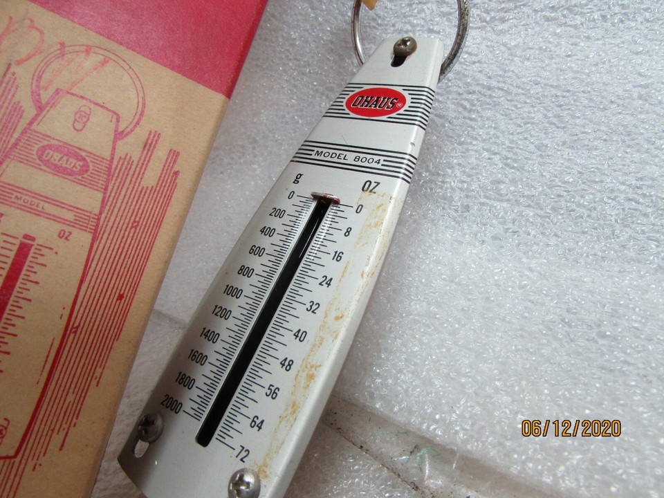 Vintage Ohaus 2000Gram Spring Scale ( GG3A) | eBay