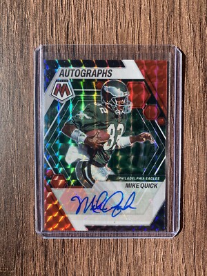 2023 Panini Mosaic Mike Quick #/199 Auto Philadelphia Eagles 🔥 | eBay