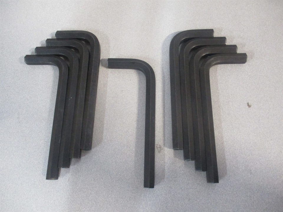 Allen (57028) 5/16" Alloy Steel L-Key Short Arm Hex Key - Pack of 9 | eBay