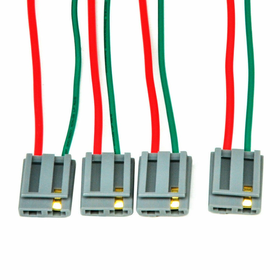 4× HEI Distributor Pigtail Wire Harness Dual 12V Power Tach HEI ...