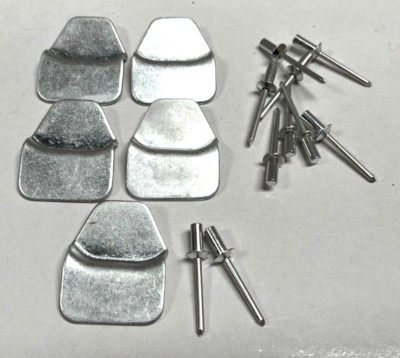 Land Rover Series 2, 2a 3, Defender 90 Canvas Roof Hood Cleat Hooks x5 ...