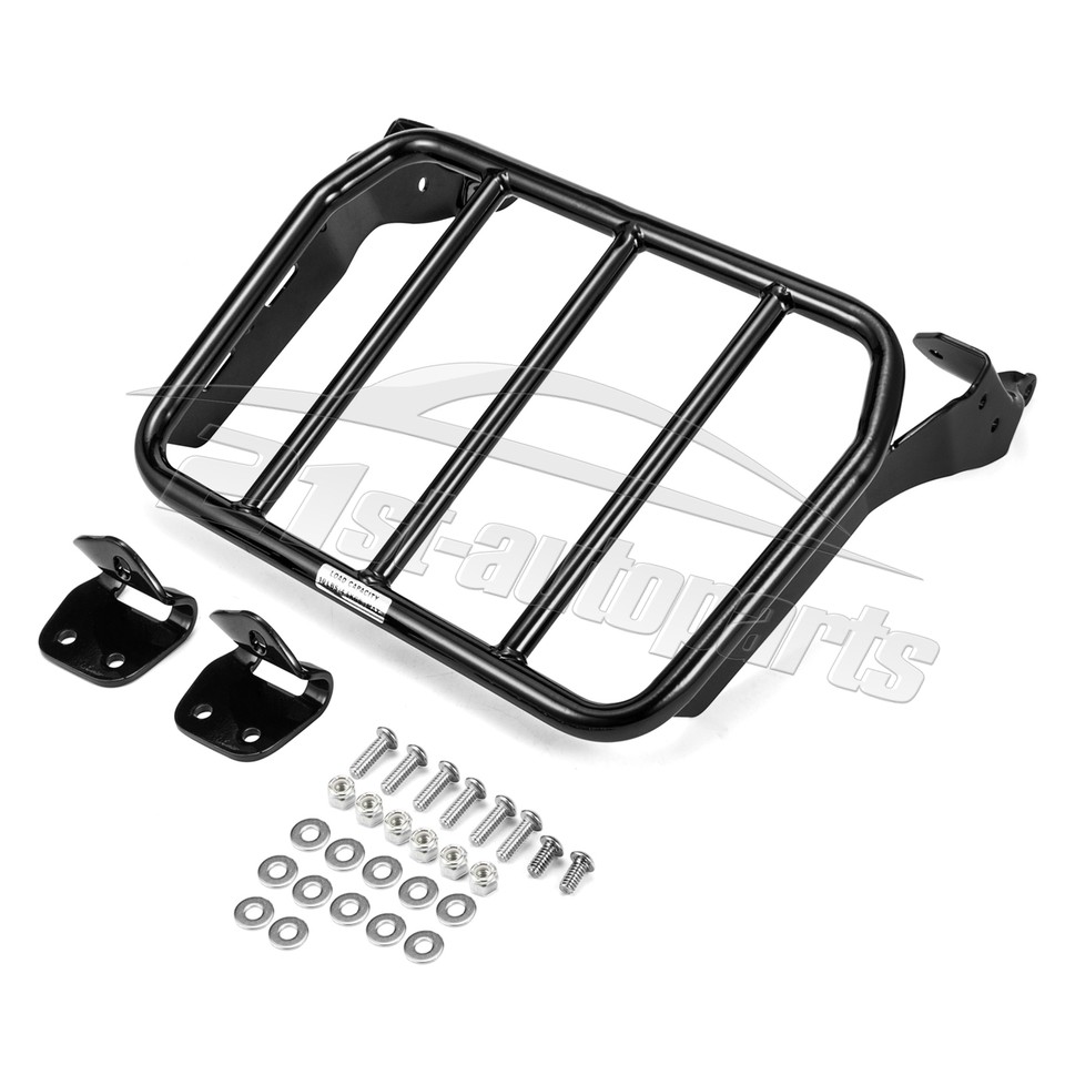 Heavy Duty Sport Luggage Rack For Harley Softail Fat Boy FLFB FLFBS ...