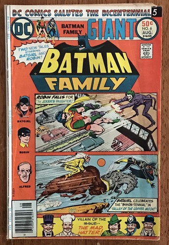 Batman Family #6, First Appearance of the Joker's Daughter GD/VG | eBay