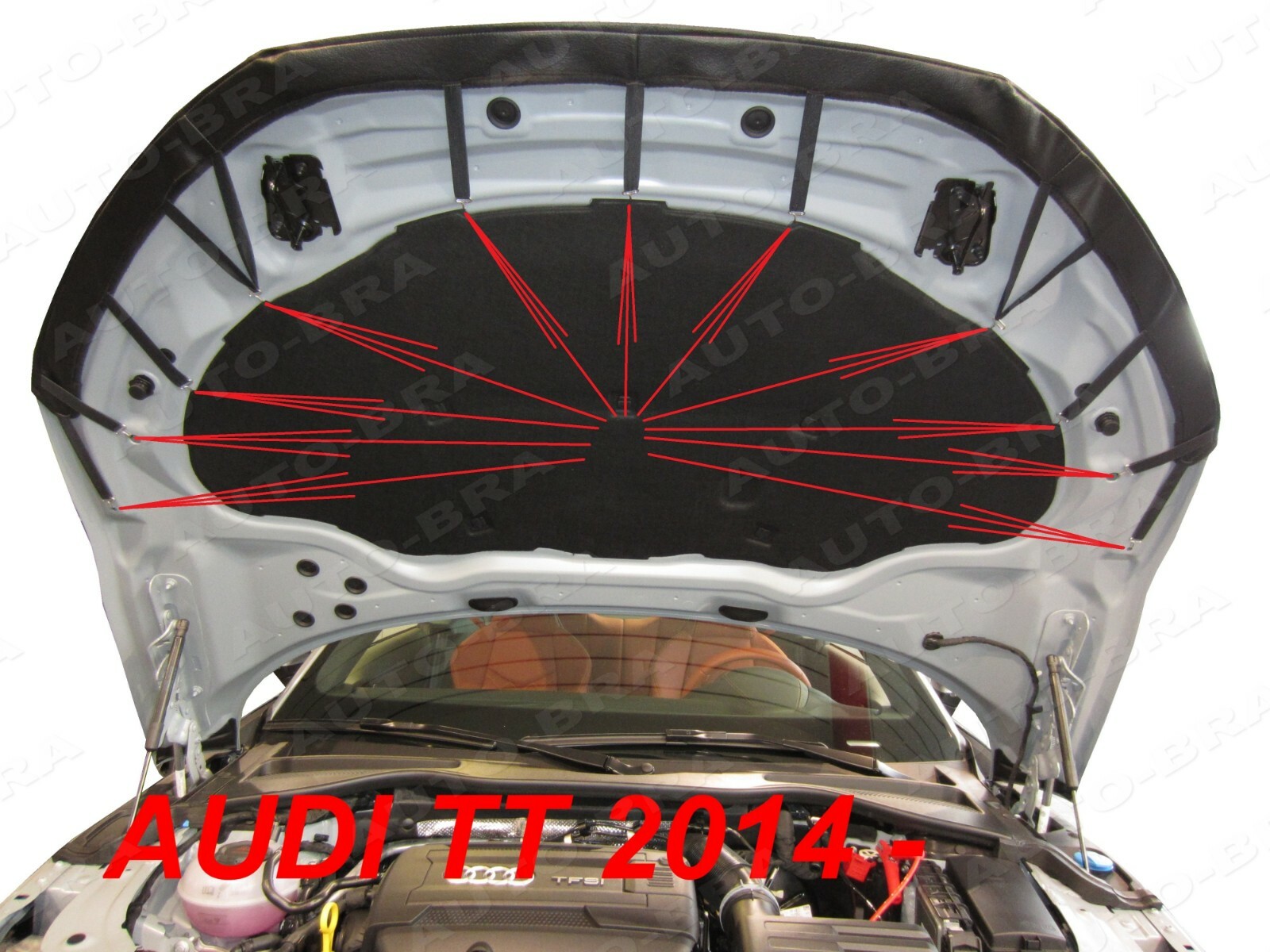BONNET BRA fit Audi TT since 2014 STONEGUARD CAR PROTECTOR TUNING | eBay UK