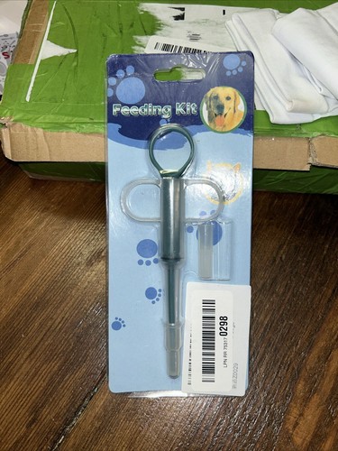 Capsule Medication Syringe Pet Dog Cat Tablet Pill Feed Dispenser Push ...