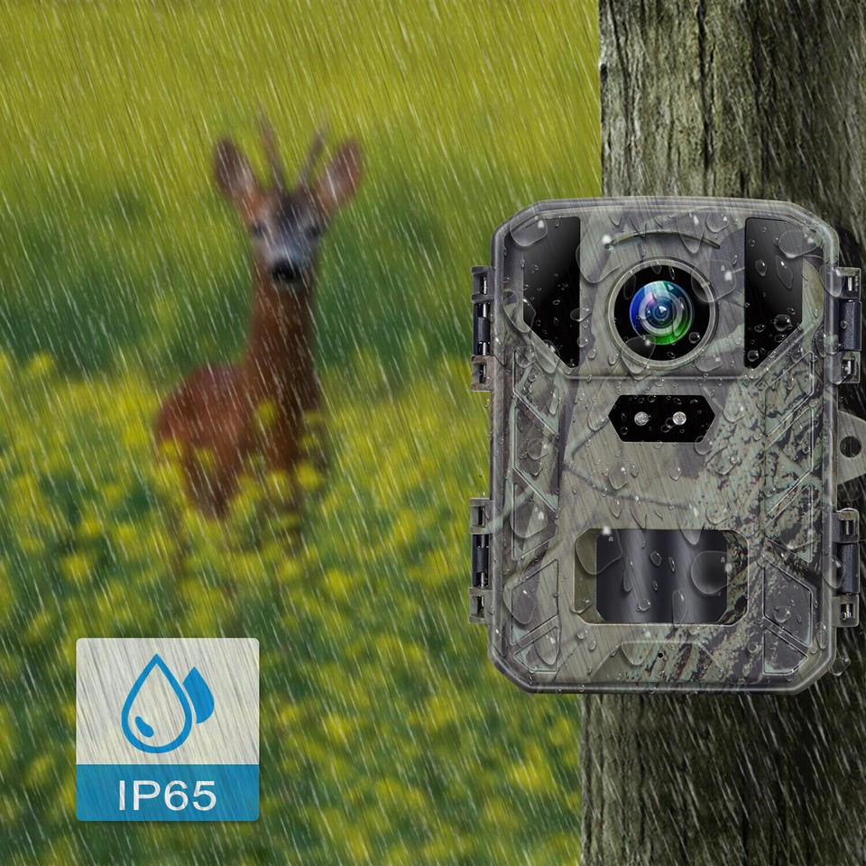 1/4 Pack Mini Trail Camera 24MP 1080P Game Hunting Motion Activated ...